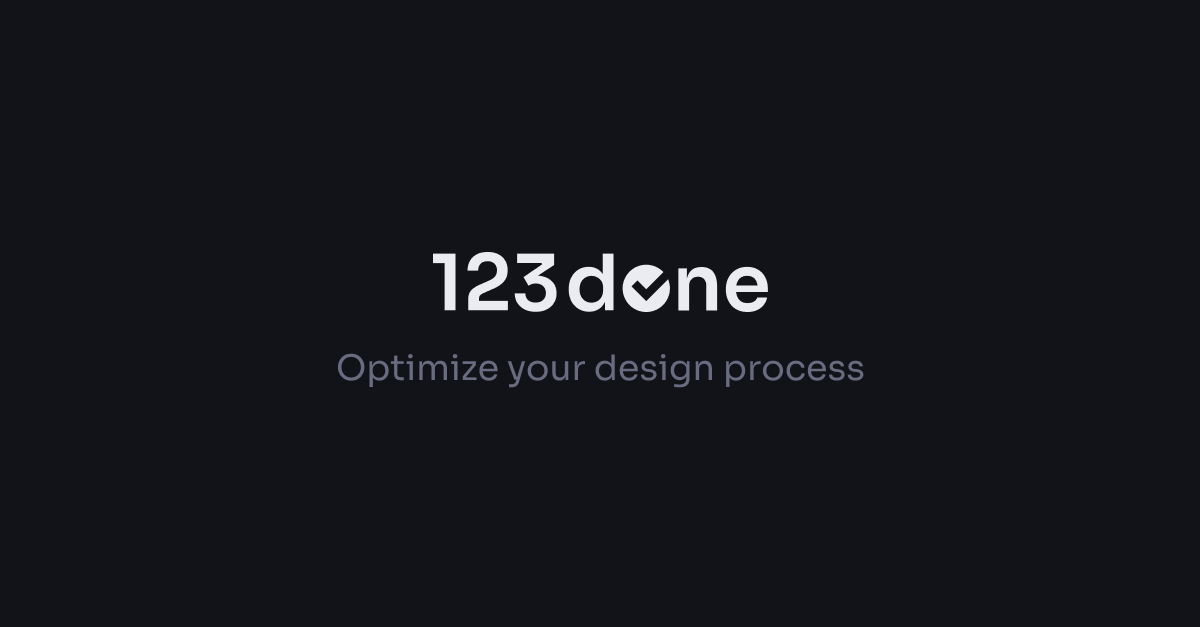 123done | Optimize your design process